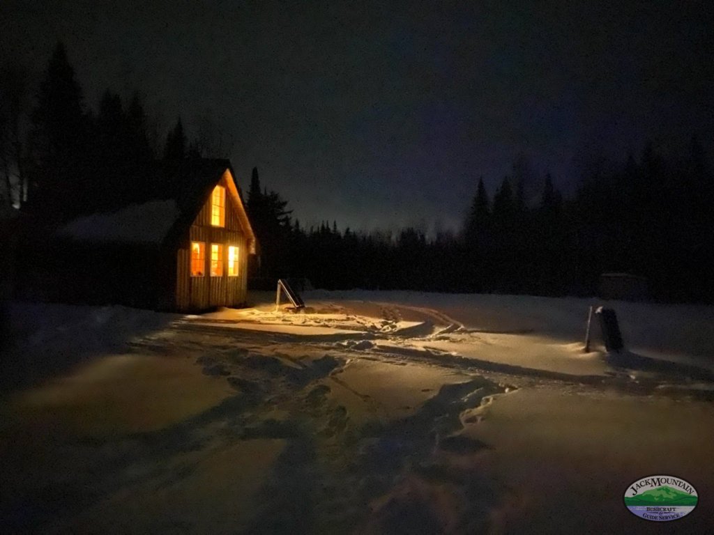 Guide Shack At Night